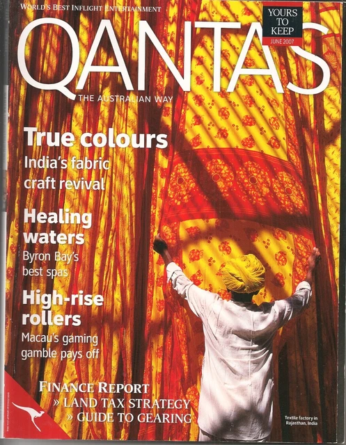 QANTAS - THE Australian Way - inflight magazine from of June 2007 £9.99 ...