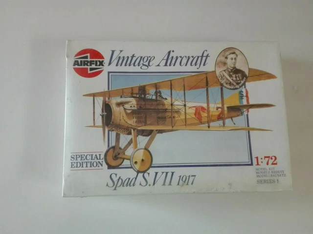 SPAD S.VII 1917 1/72 Scale Airfix Series Vintage Aircraft Precintado ...