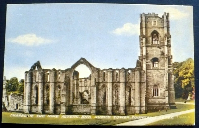 1930S CHAPEL OF the Nine Altars, Huby’s Tower, Fountain Abbey, North ...