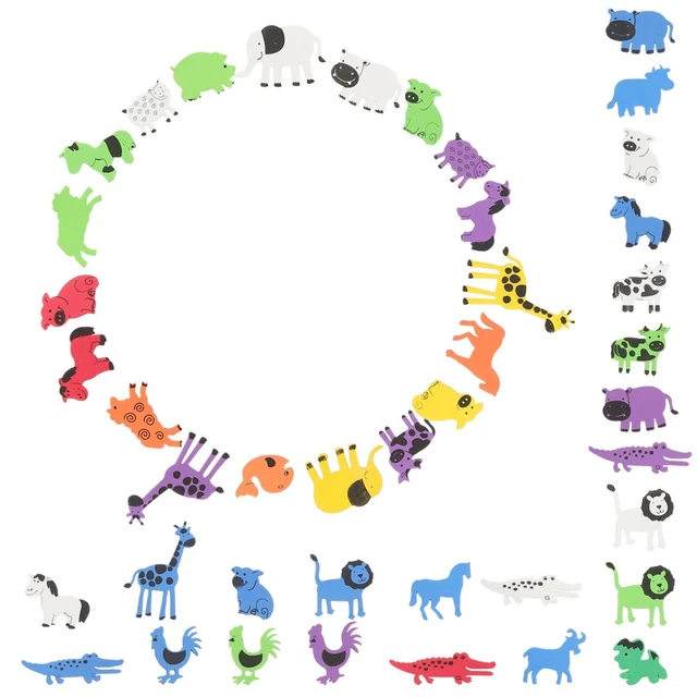 60 SHEETS ADHESIVE Stickers Cartoon Decals for Craft Decoration $18.46 ...