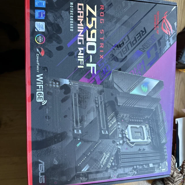 ASUS ROG STRIX Z590-F Gaming Wi-Fi Motherboard. LGA 1200, Intel 11th ...