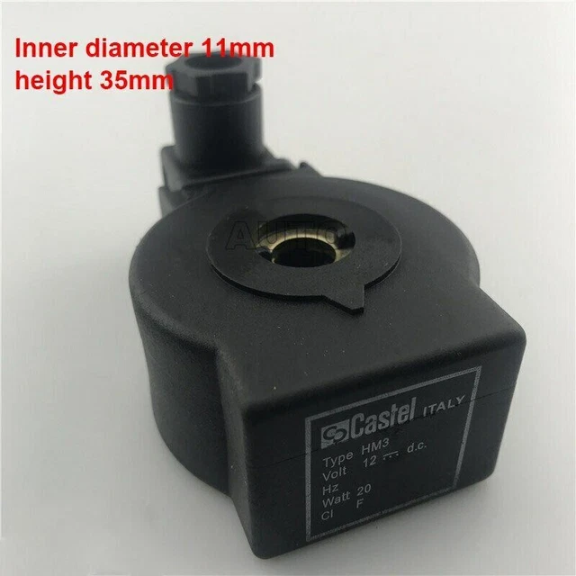 SOLENOID VALVE COIL Castel HM3 12V 24VDC ITALY 20W EUR 40,86 - PicClick IT