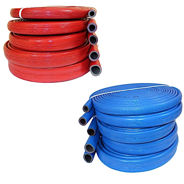 PE-ROHRISOLIERUNG ISOLIERSCHLAUCH 10 m Rolle Schutzschlauch Rohrdämmung Heizung $17.91 - PicClick AU