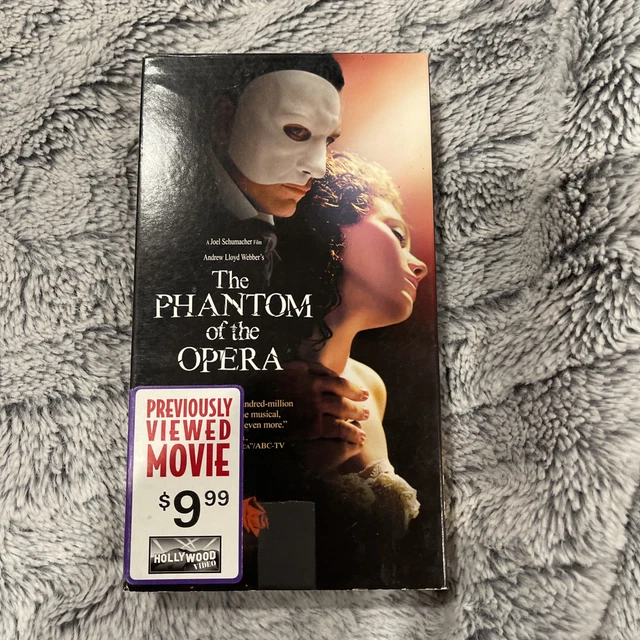 2004 PHANTOM OF The Opera VHS Late Release 2005 HTF Gerard Butler ...