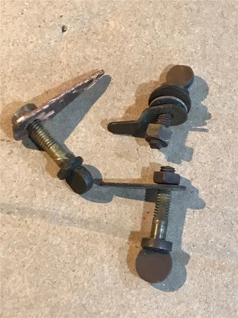 440A 3 X Vintage Wooden Mantle Clock Case Door Catch Latches £5.00 ...