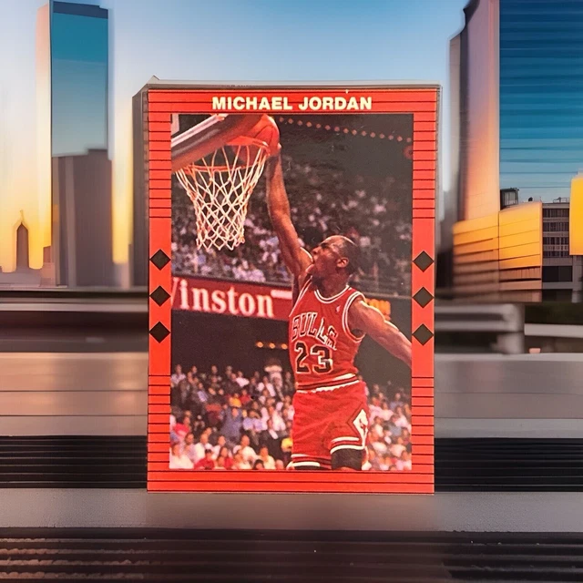 CARTE STATS BULLS MICHAEL JORDAN 1990 MICHAEL JORDAN Broder ALL-STAR ...