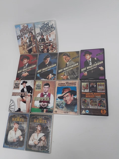 CLASSIC WESTERN TV Series DVD Collection 12 Boxsets Collectible Region ...