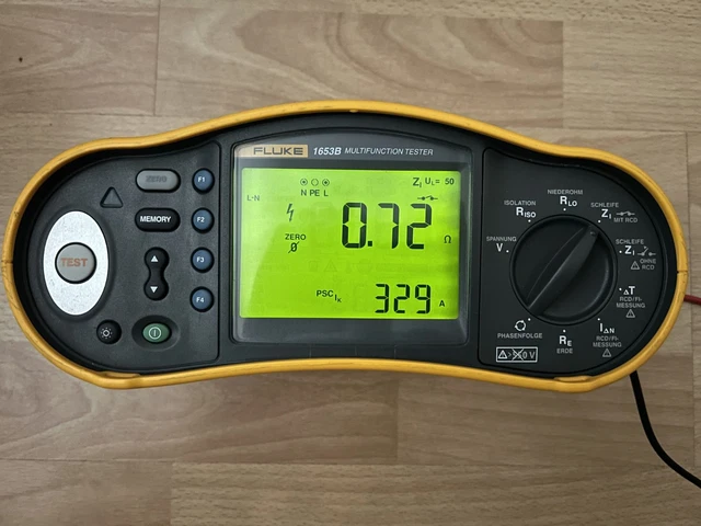 FLUKE 1653B MULTIFUNCTION Tester | Tragbar Prüfgerät ...