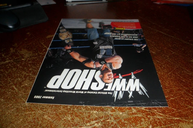 WWF WWE WRESTLING magazine shopzone complete summer 2005 john cena tna ...