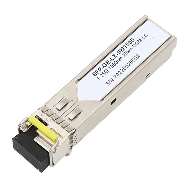 1.25G SFP TRANSCEIVER 1.25G 1550nm Single Fiber Single Mode 20KM Plug ...