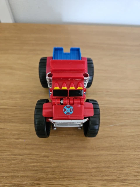 TRANSFORMERS PLAYSKOOL HEROES Rescue Bots. Optimus Prime Monster Truck ...