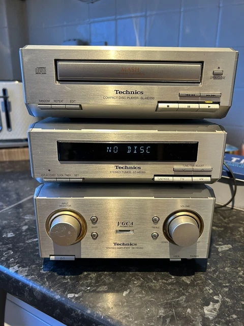 TECHNICS SE-HD350 Amp RS-HD350 Cd Player ST-HD350 Tuner hi fi system ...