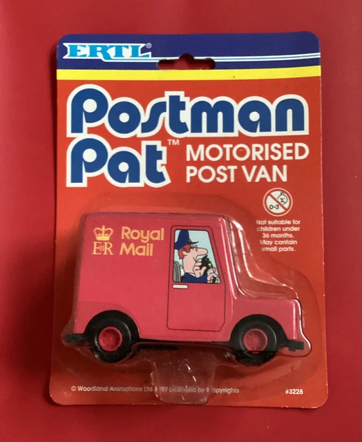 POSTMAN PAT ERTL Pull Back Motorised Van Brand New £26.99 - PicClick UK