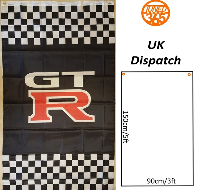 GTR FLAG GARAGE Banner 3x5ft Mancave JDM Modified Nissan Motorsports ...