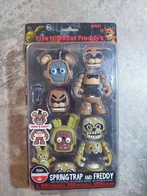 FIVE NIGHT'S AT Freddy's Springtrap and Freddy snaps Action Figures ...