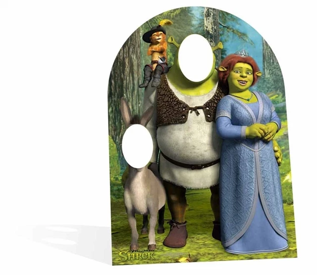 SHREK STAND IN Child Size Cardboard Cutout Standee Childrens Parties ...
