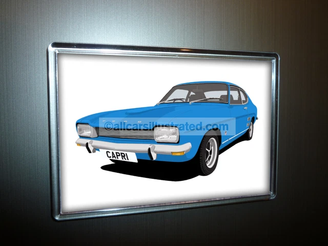 FORD CAPRI MK1 (Facelift) Fridge Magnet. Choose Your Car Colour. £4.75 ...