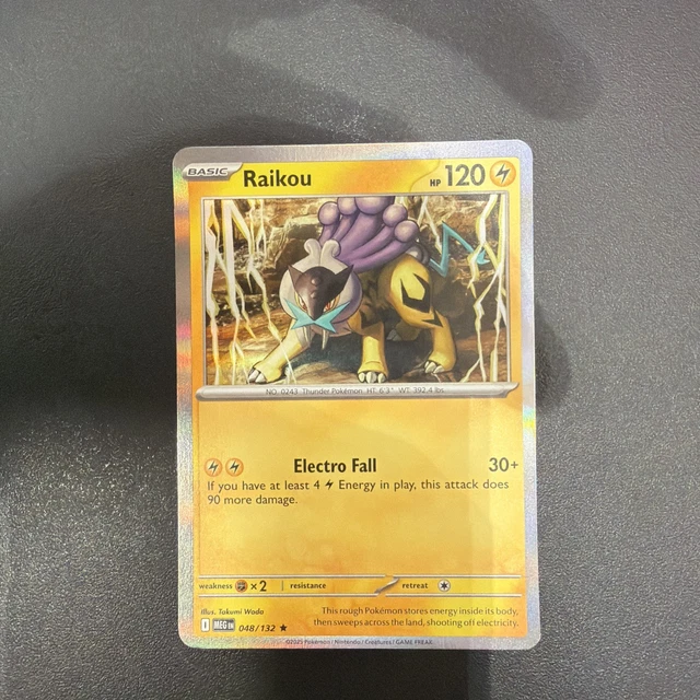 POKÉMON TCG - Mega Evolution - Raikou - Reverse Holo - 048/132 £1.17 ...