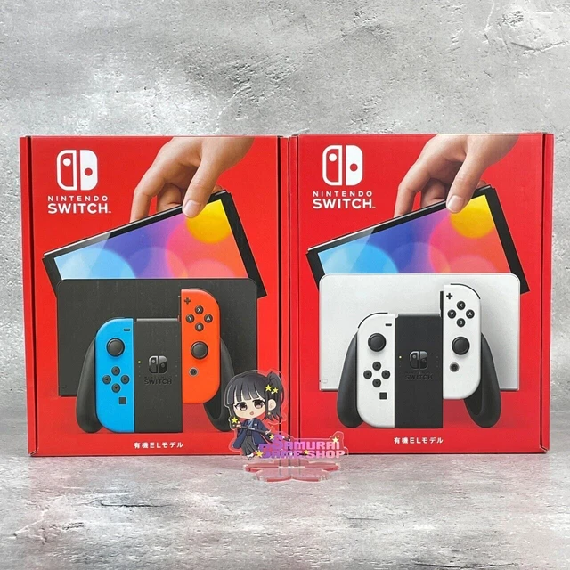 NINTENDO SWITCH 64GB OLED Model White or Neon Red & Blue Edition ...