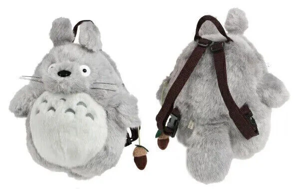 STUDIO GHIBLI MY Neighbor Totoro Large Totoro Plush Backpack S Gray ...