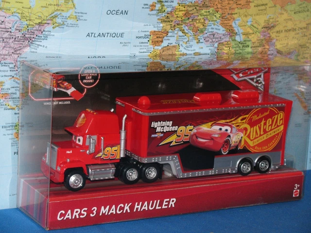 DISNEY PIXAR CARS 3 MACK HAULER LIGHTNING McQUEEN 95 Rust.eze *BRAND ...