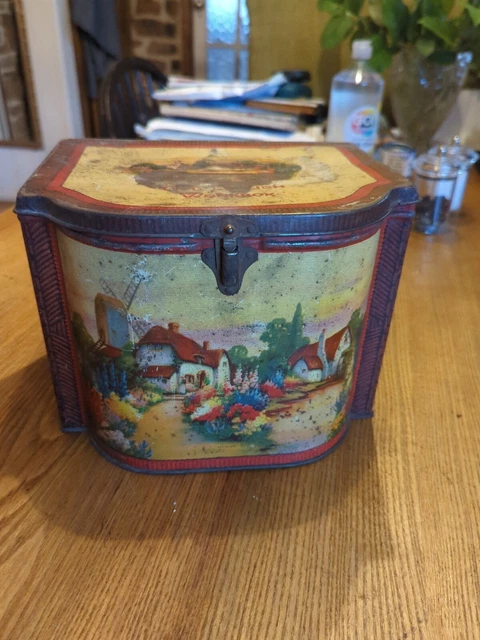 LARGE VINTAGE TIN £6.50 - PicClick UK