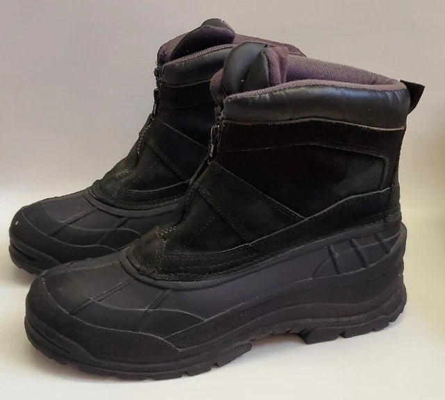 ALPINE DESIGN MEN'S Front Zip Cold Weather Boot QEB1001 Black 11 £38.66 ...