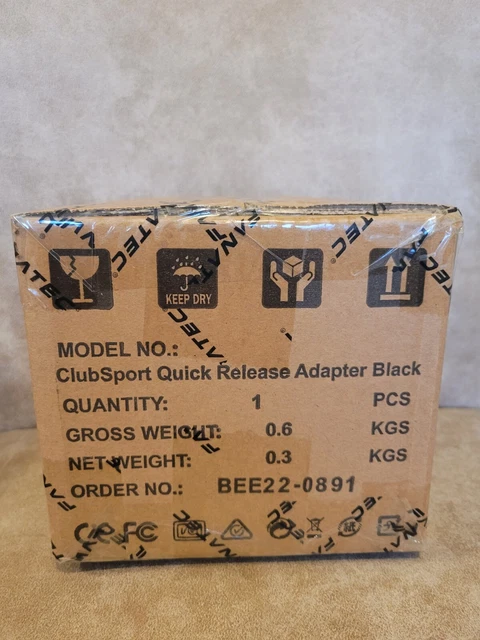 FANATEC QR1 WHEEL-SIDE ClubSport Quick Release Adapter NEW, BOXED ...