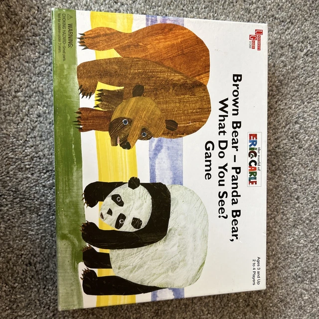 WORLD OF ERIC Carle BOARD GAME Brown Bear Panda Bear - What Do You See ...