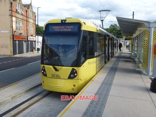 PHOTO 3036 M5000 Metrolink Tram Rochdale Railway Station Saturday 10Th ...
