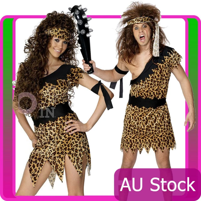 Cavewoman Cave Caveman Costume Flintstones Prehistoric Fancy Dress