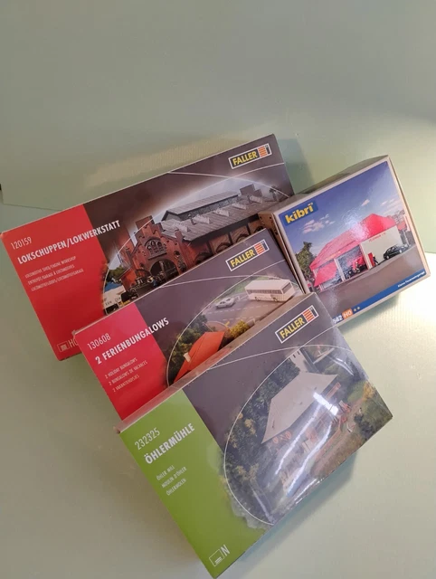 KIBRI 38542 / Faller 120159 + 130608 + 232325 Bausatz NEU H0 + N EUR 35 ...