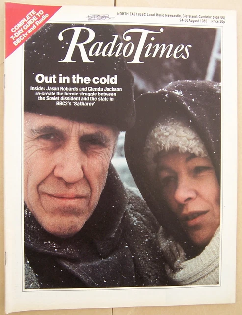RADIO TIMES/1985/JASON ROBARDS/GLENDA Jackson/Ian Holm/Phil Cool/Sheila ...