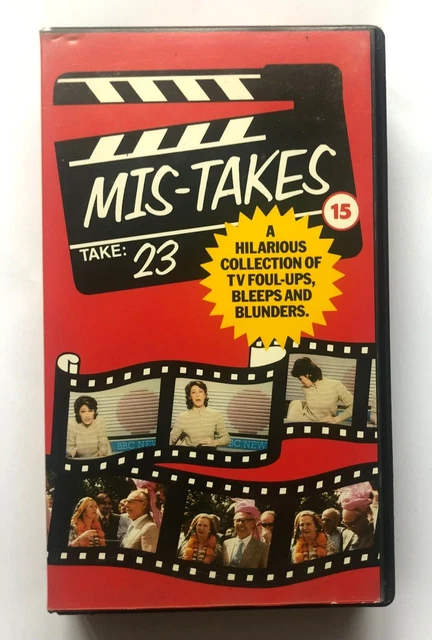 MIS-TAKES - BBC Big Box VHS PAL Video Tape Cassette. £8.95 - PicClick UK