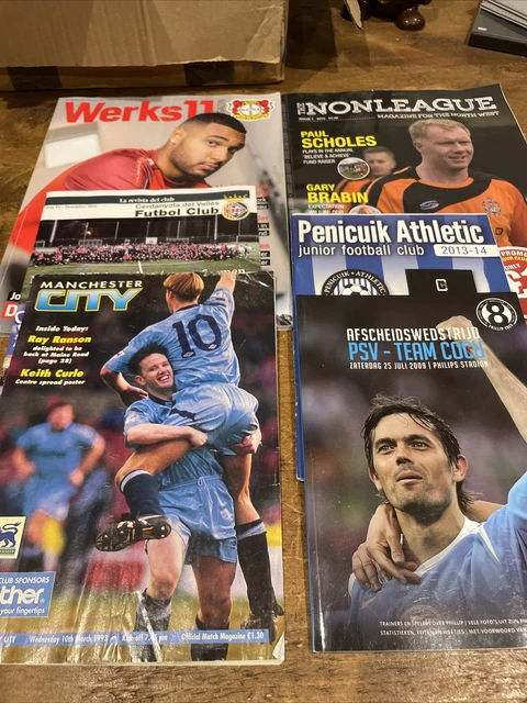 VARIOUS FOOTBALL MAGAZINES and match day programmes £8.99 - PicClick UK