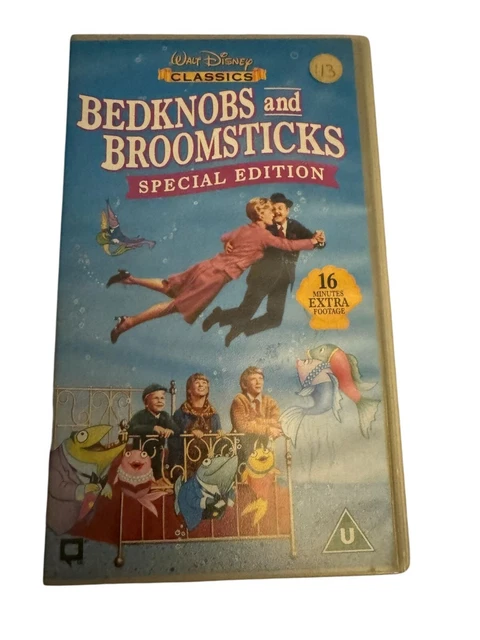 WALT DISNEY CLASSICS Bedknobs and Broomsticks Special Edition VHS Video £4.00 - PicClick UK
