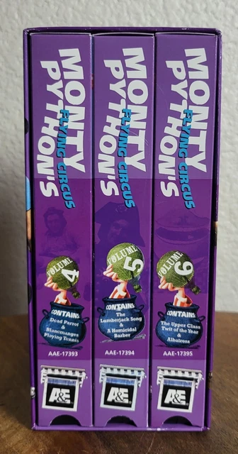 MONTY PYTHON'S FLYING Circus 3 tape VHS Set Vol. 4,5,6, comedy £8.93 ...