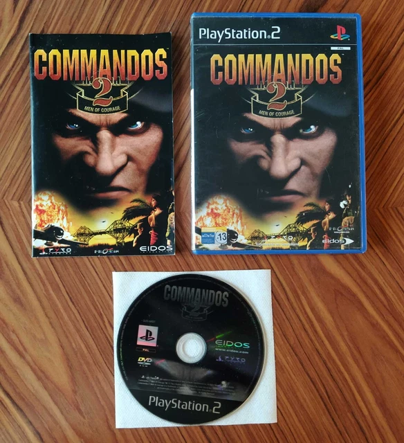 COMMANDOS 2 PS2 Complet sony PLAYSTATION 2 Pal Espagne Envoi Combiné ...