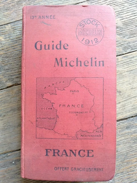 GUIDE ROUGE MICHELIN 1912 EUR 1,00 - PicClick FR