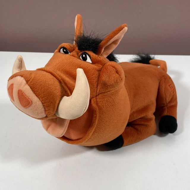 DISNEY THE LION King Tootin' Pumba Pumbaa Hog Plush Stuffed Soft Toy ...
