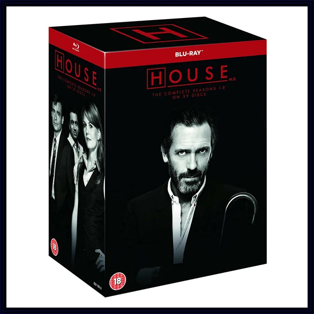 HOUSE COLLECTION COMPLETE Seasons 1 2 3 4 5 6 7 & 8 ** Brand New Bluray ...