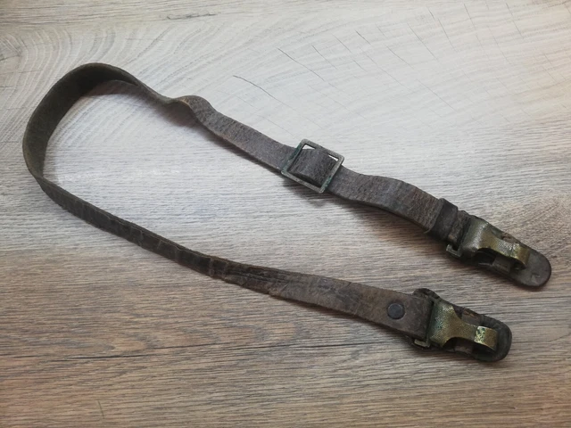RARE WW2 WWII German L&F Wehrmacht Officer Uniform Leather Belt ...