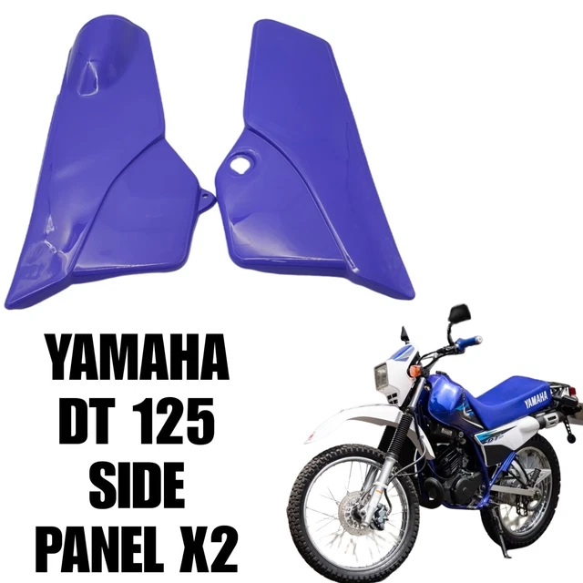 YAMAHA DT 125 Side Caps Panel Purple X2 EUR 55,16 - PicClick FR