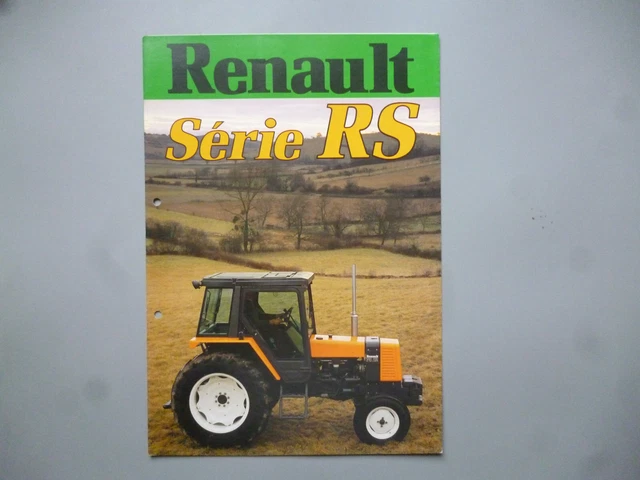 RENAULT SERIE RS Traktor Original Schlepper Prospekt 8 Seiten EUR 4,90 ...