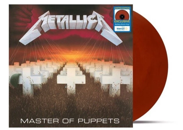 METALLICA MASTER OF Puppets LP Vinyle Rouge Couleur Edition Limitee USA ...