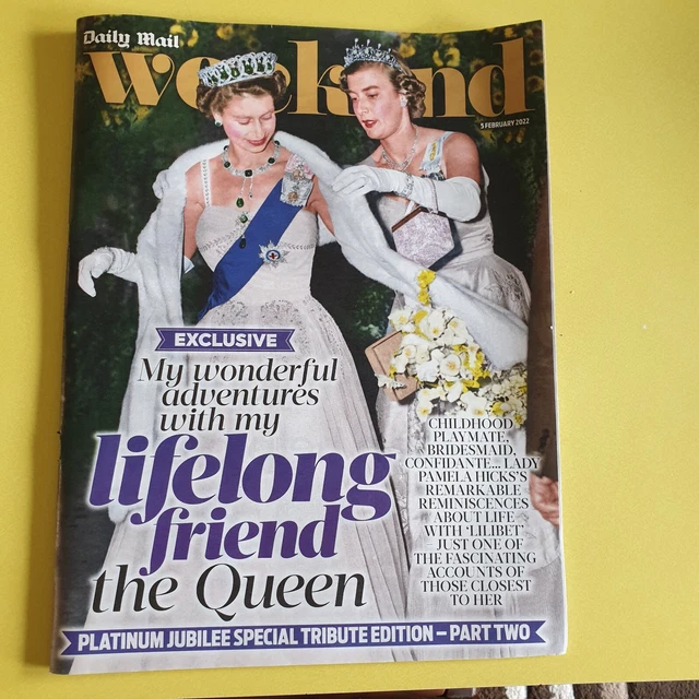 QUEEN ELIZABETH DAILY Mail Magazine 5 Feb 2022 Platinum Jubilee Special ...