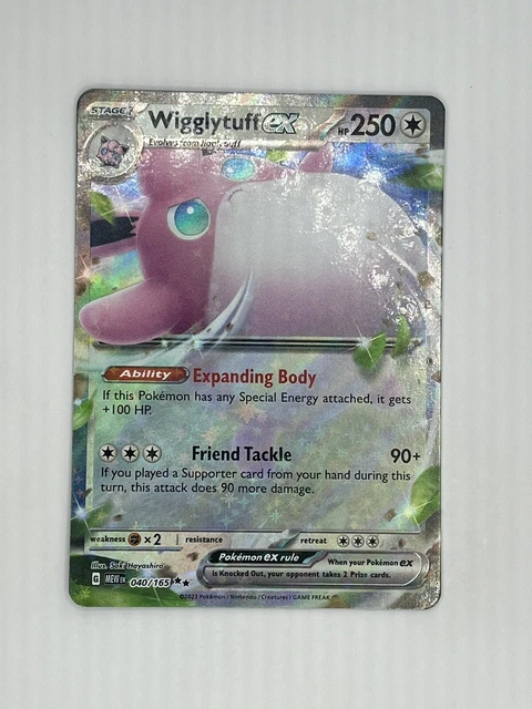 WIGGLYTUFF EX 040/165 - Pokemon TCG Scarlet & Violet 151 (2023) - NM ...