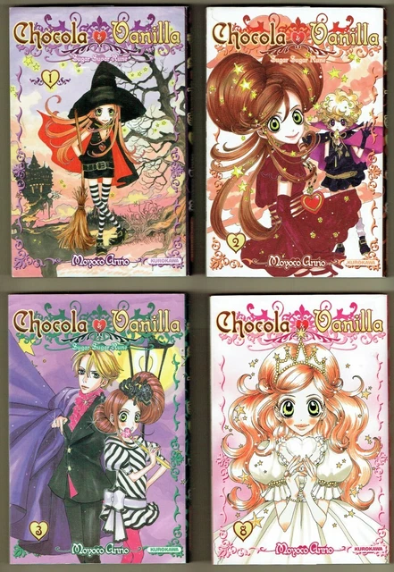 LOT 4 MANGAS, Chocola Vanilla manga n° 1, 2, 3, 8, Moyoco Anno EUR 12 ...