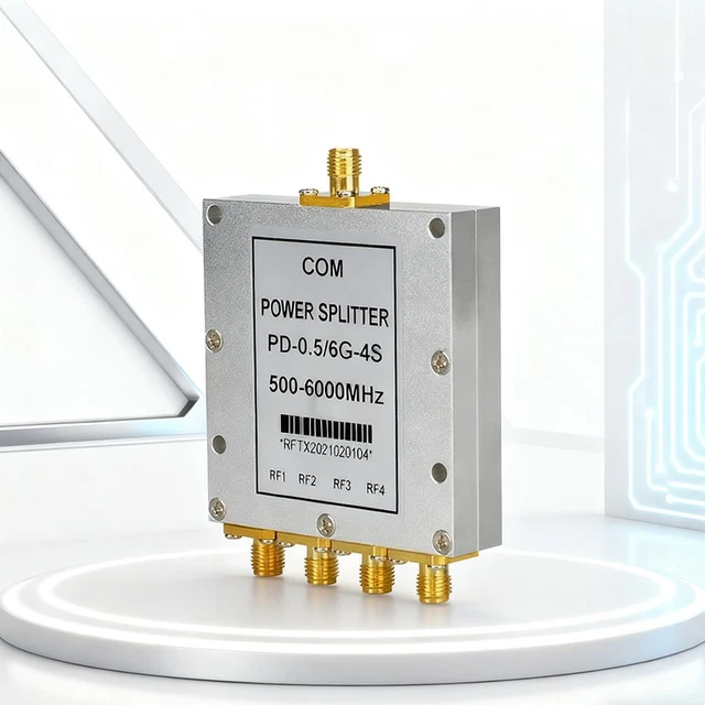 LOW LOSS AND High Isolation 4 Port Power Divider K Connector 0 5 to 6 ...