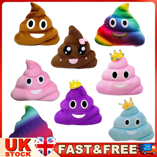 POOP POO FAMILY Emoji Emoticon Pillow Stuffed Soft Plush Toys Gifts ...